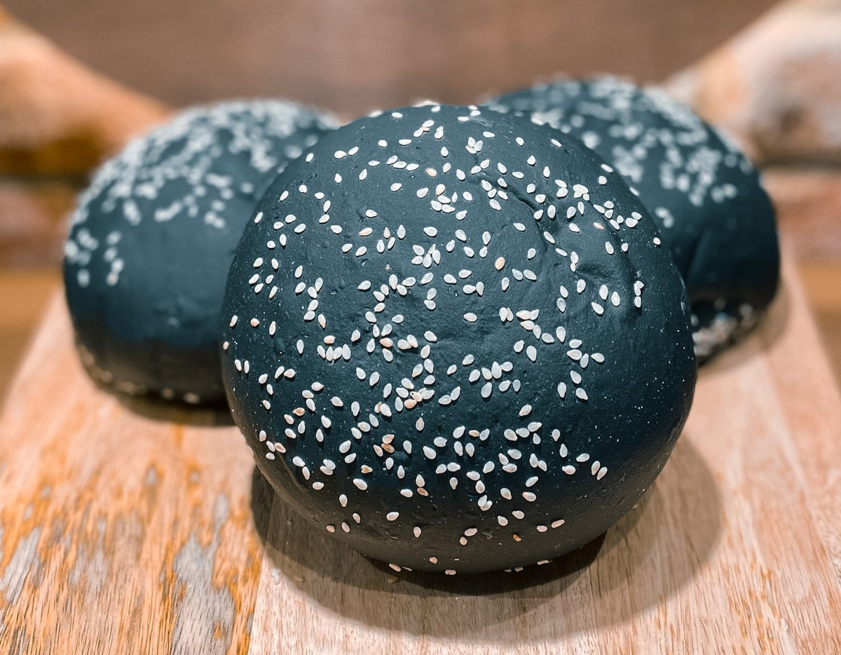 Charcoal Milk Bun 85g (Bag of 6) – Shepherd's Online